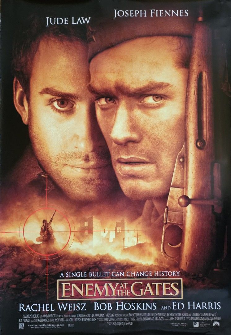ENEMY AT THE GATES (2001) ORIGINAL MOVIE POSTER, Furniture & Home ...