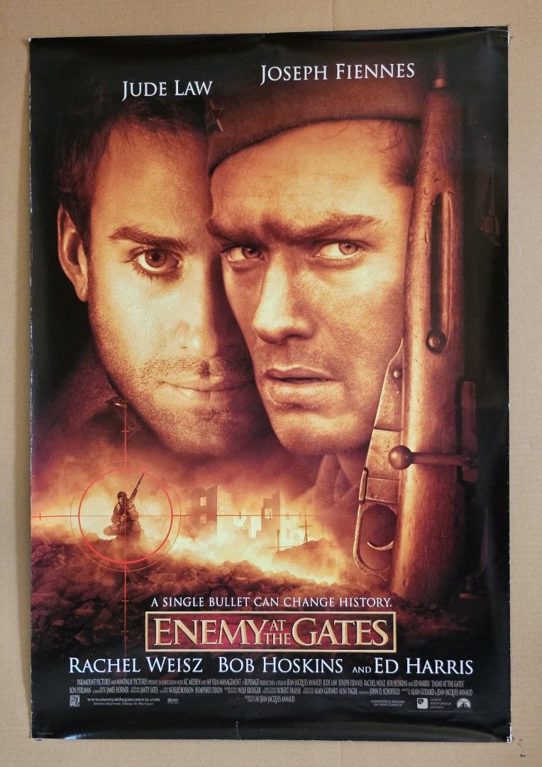 ENEMY AT THE GATES (2001) ORIGINAL MOVIE POSTER, Furniture & Home ...