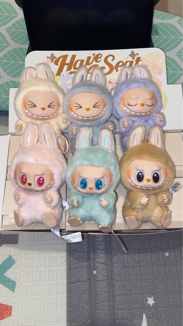 Friday promo Labubu have a seat, Hobbies & Toys, Toys & Games on Carousell