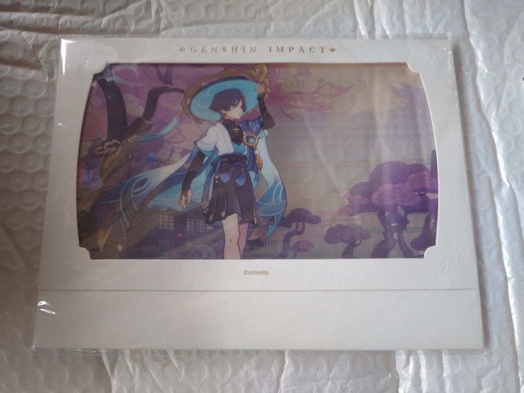 Genshin Impact Official Wanderer/Scaramouche Merch Transparent Card ...