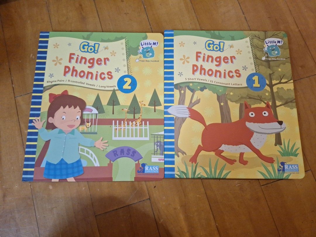 Go Finger Phonics 1/2, 興趣及遊戲, 書本 & 文具, 小朋友書 - Carousell