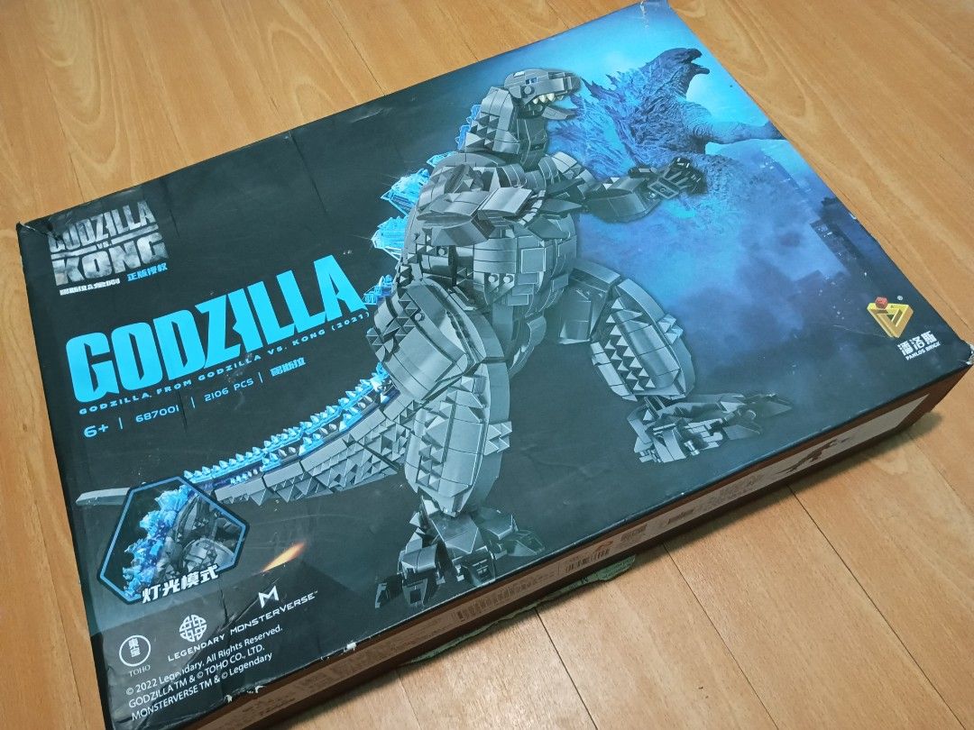 Godzilla Buildable Bricks Toho, Hobbies & Toys, Toys & Games on Carousell