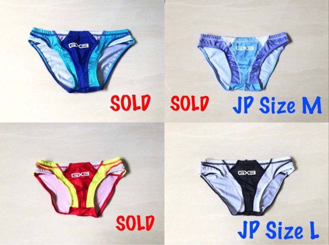 GX3 Sexy Splash Bikini Low Waist Men Male Swimwear Swimtrunk Inspired Undies Underwear Japan ...