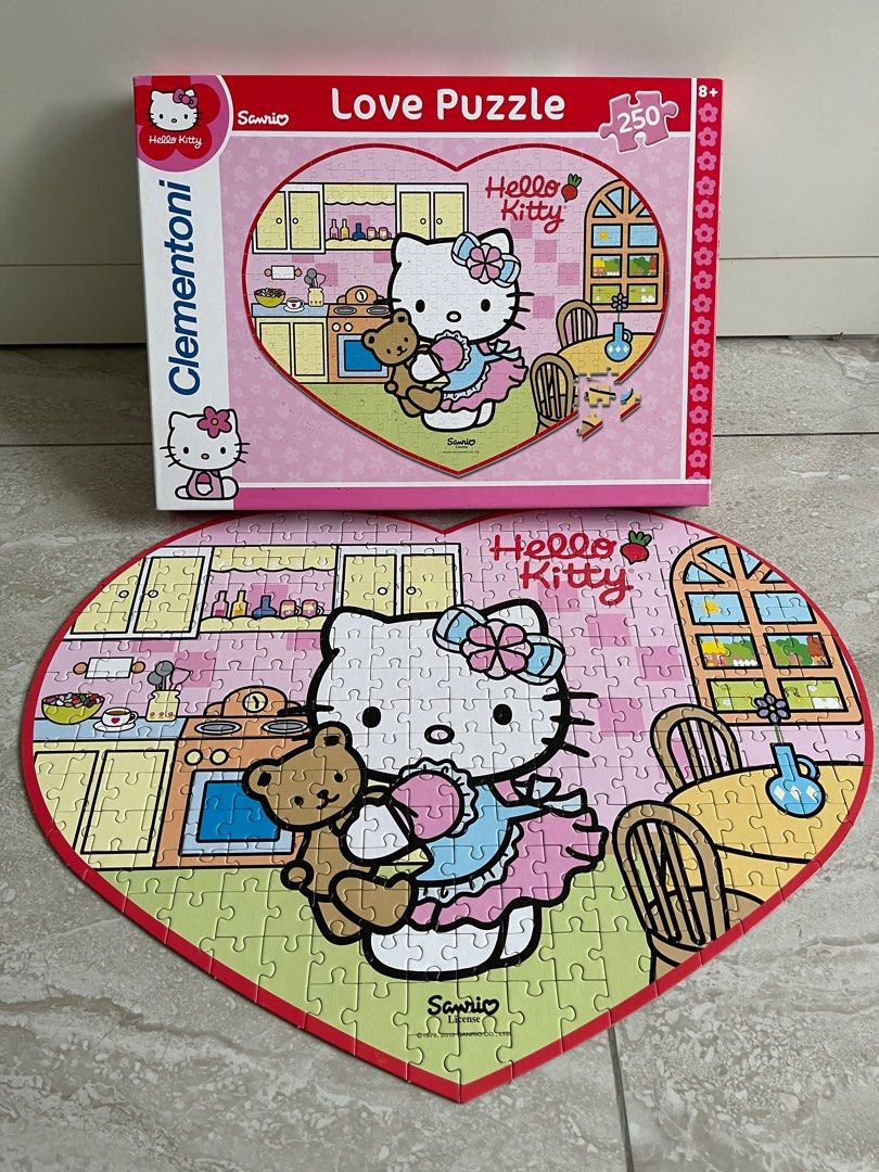 Hello Kitty Puzzle 250 pieces, Hobbies & Toys, Toys & Games on Carousell