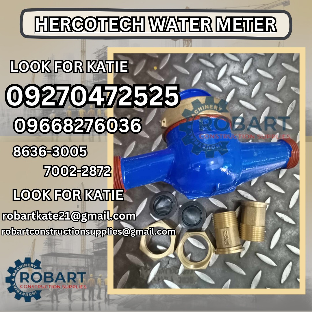 Herco-Tech Water Meter, Commercial & Industrial, Construction Tools ...