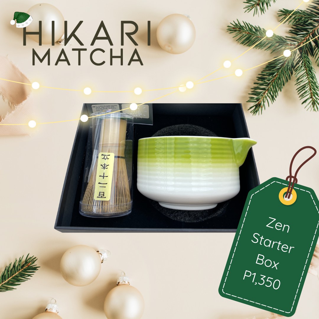 Hikari Matcha Ceramic Bowl Whisk set Zen Starter Box, Furniture & Home Living, Kitchenware ...