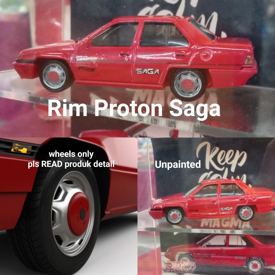 hot wheels proton saga Rim Only 1995 1.5s not inno64, Hobbies & Toys ...