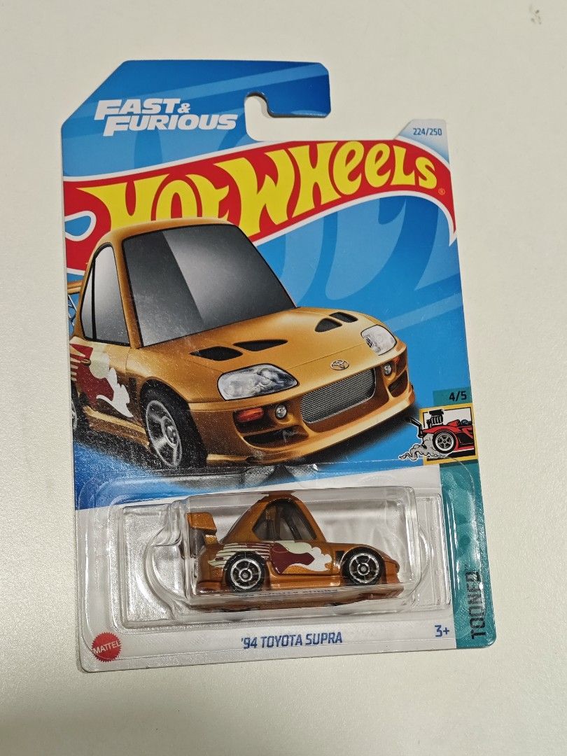 Hotwheels Toyota supra Tooned, Hobbies & Toys, Toys & Games on Carousell
