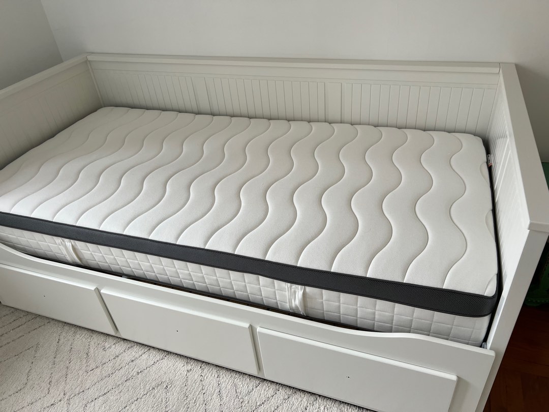 IKEA FILLAN single size mattress, 傢俬＆家居, 傢俬, 床架及床褥 - Carousell