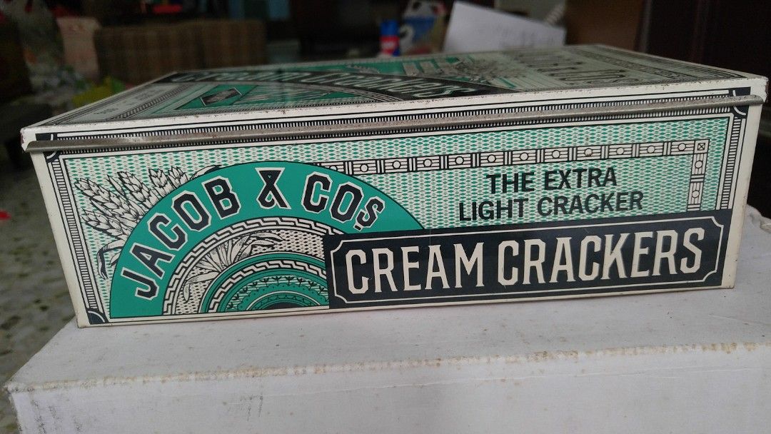 Jacob & Co Cream Crackers Tin Container box (Very well kept and great ...