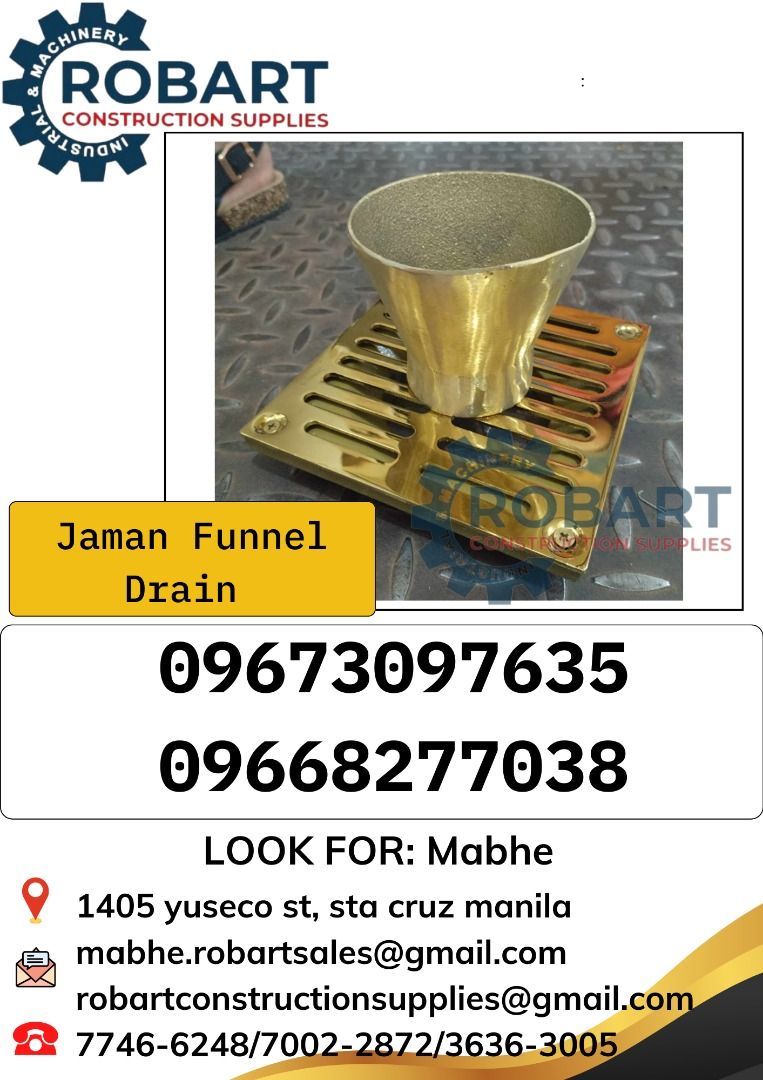 Jaman Funnel Drain, Commercial & Industrial, Construction Tools ...