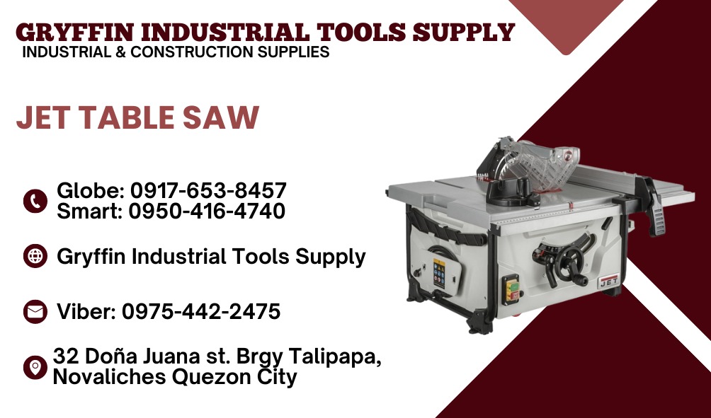 Jet Table Saw, Commercial & Industrial, Industrial Equipment on Carousell