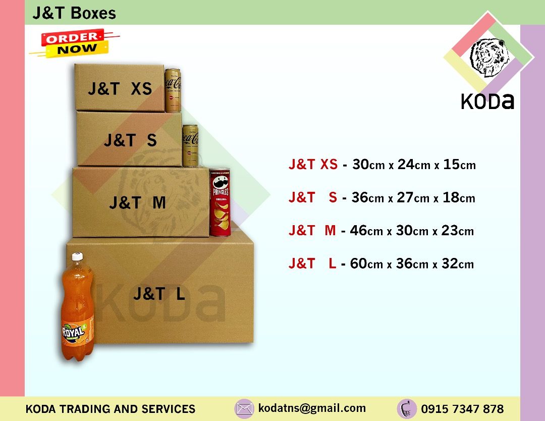 JT (Medium) Plain Shipping Corrugated Box Kraft Brown Christmas ...