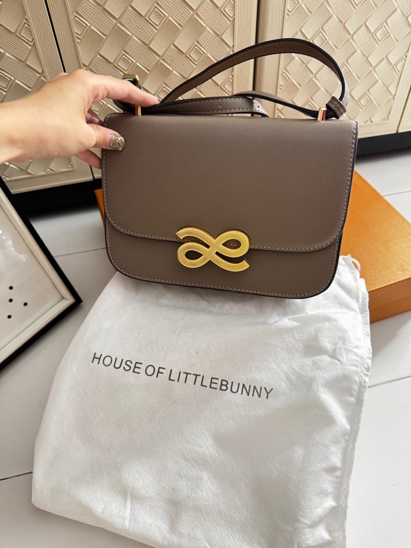 Khaki SLING BAG LITTLE BUNNY / House Of little Bunny, Barang Mewah, Tas ...