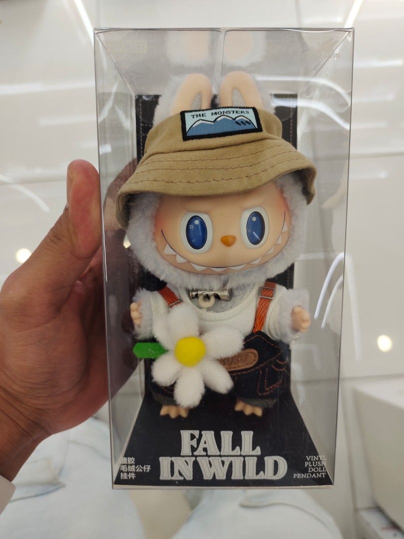 Authentic POP MART Labubu THE MONSTERS FALL IN WILD Vinyl Plush ...