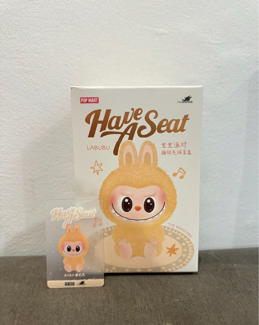 Labubu Have a seat - Baba, Hobbies & Toys, Toys & Games on Carousell
