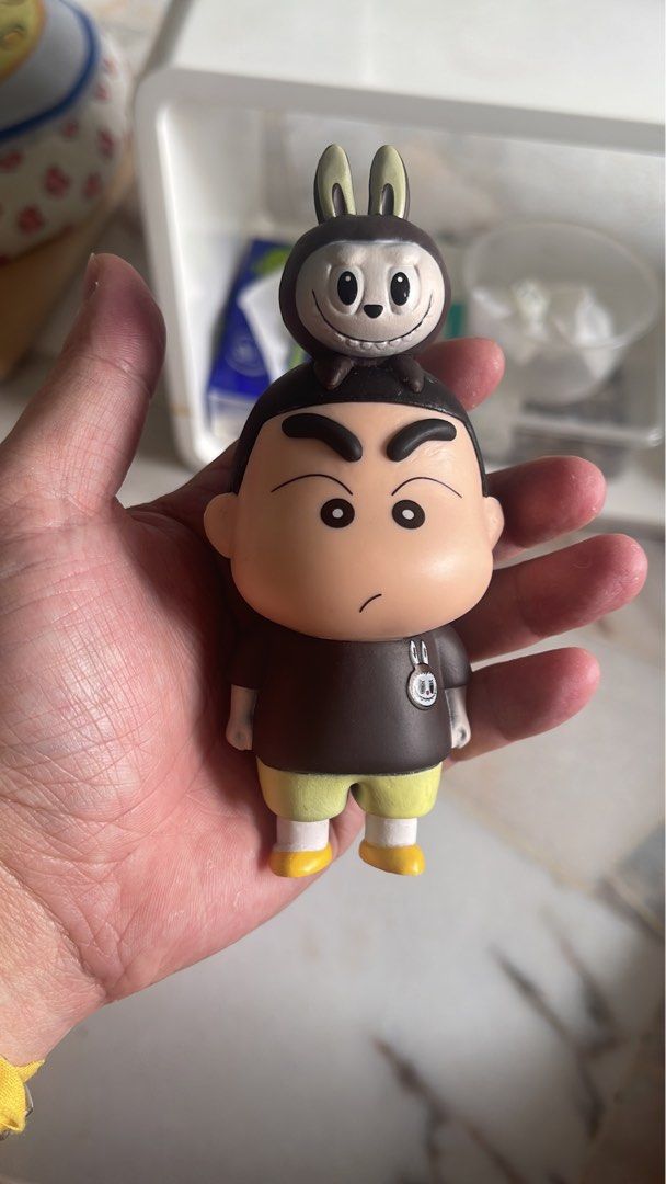 Labubu Shin Chan 13cm, Hobbies & Toys, Toys & Games on Carousell