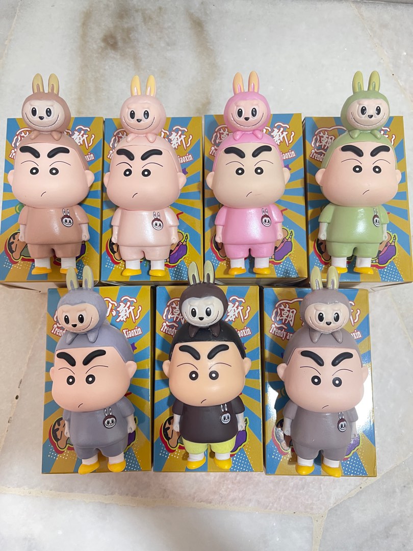 Labubu Shin Chan 13cm, Hobbies & Toys, Toys & Games on Carousell