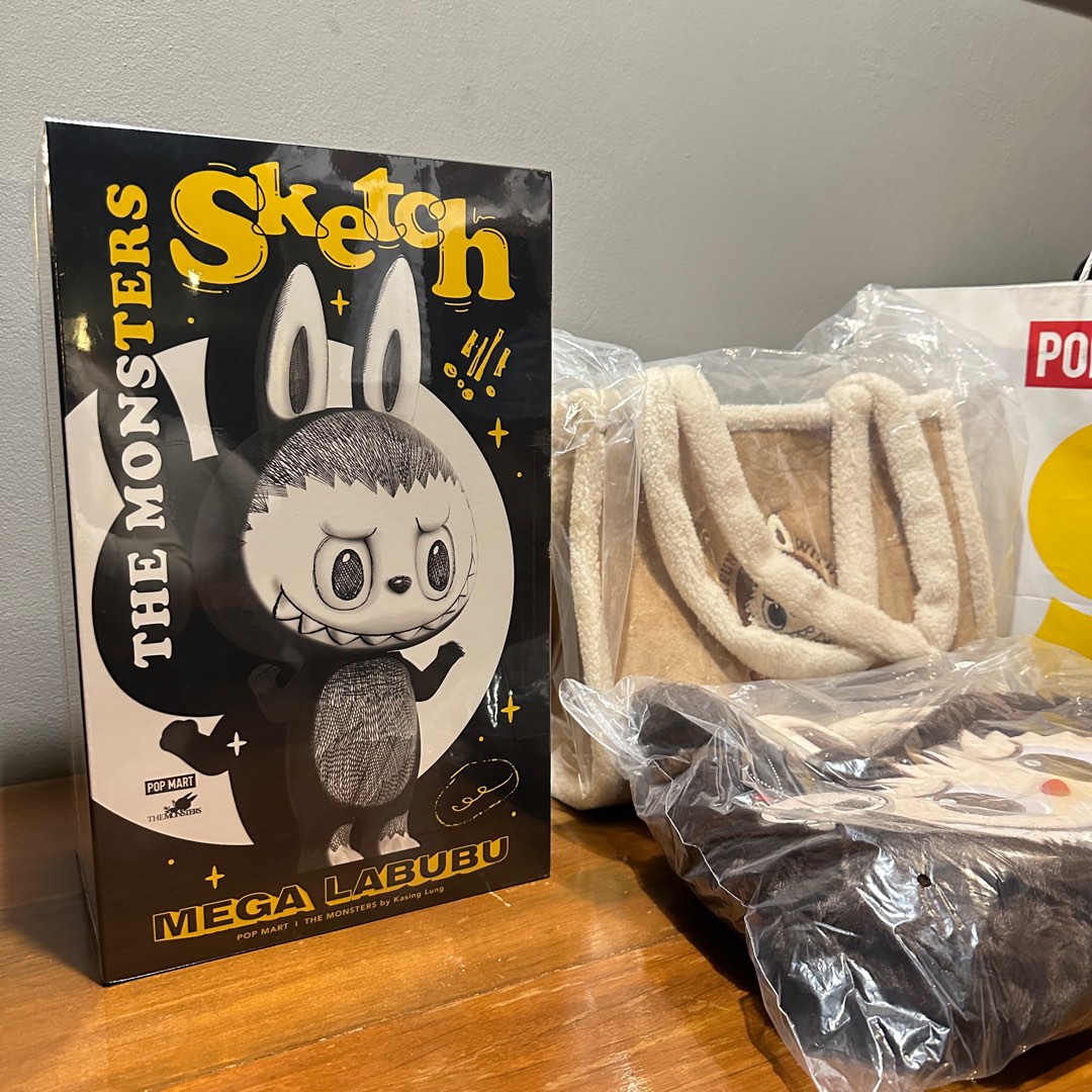 Labubu Sketch 400%, Hobbies & Toys, Memorabilia & Collectibles, Fan ...