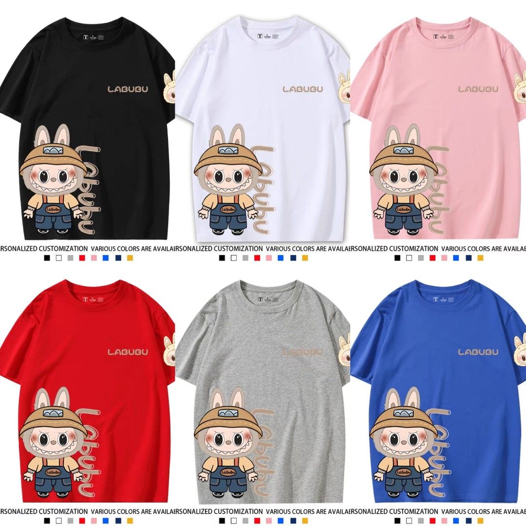 Labubu themed apparel clothing, Women's Fashion, Tops, Shirts on Carousell
