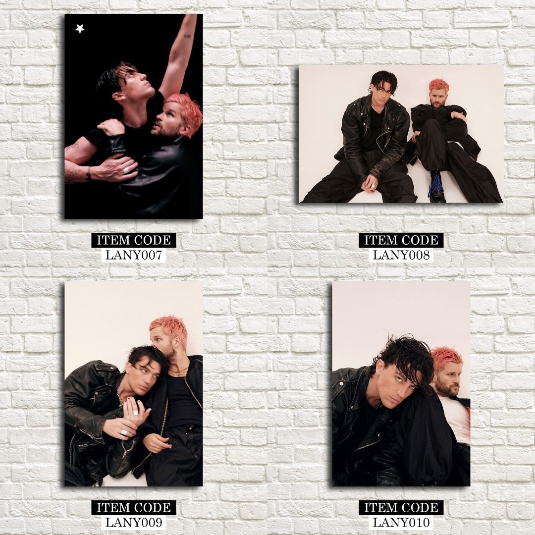 LANY Posters A Beautiful Bur gg bb xx Mama's Boy Malibu Nights Make Out ...