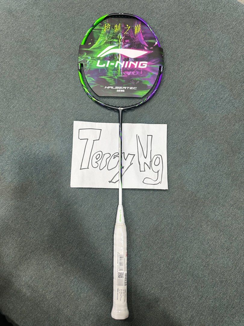 Lining halbertec 9000 Badminton racket, Sports Equipment, Sports ...