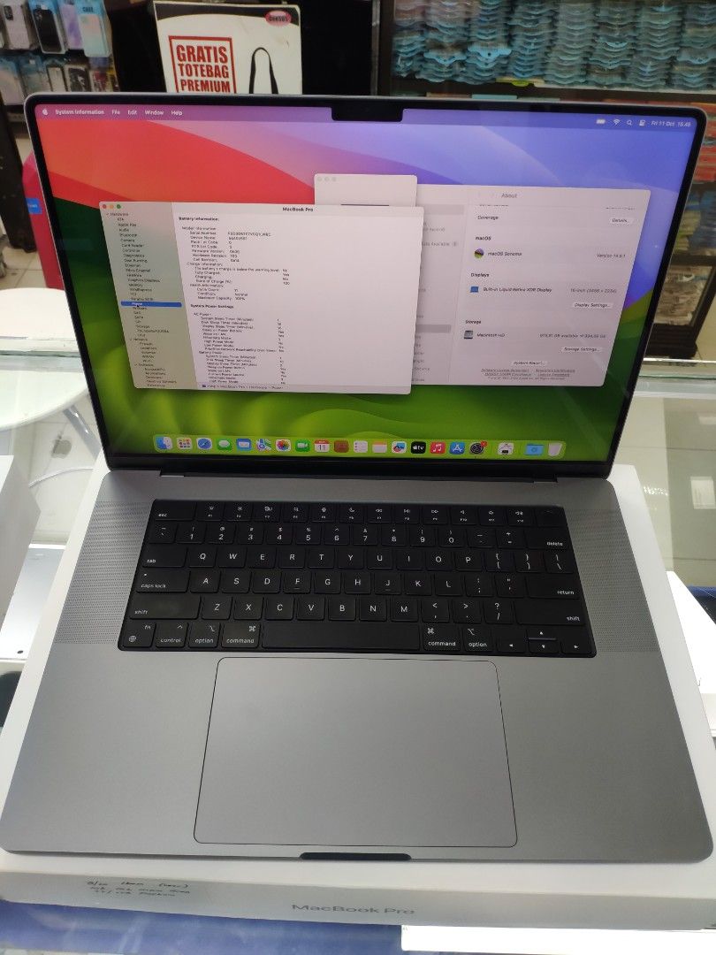 Macbook Pro m2 max 16 inch ram 32 ssd 1tb ex ibox bh 100, Elektronik ...