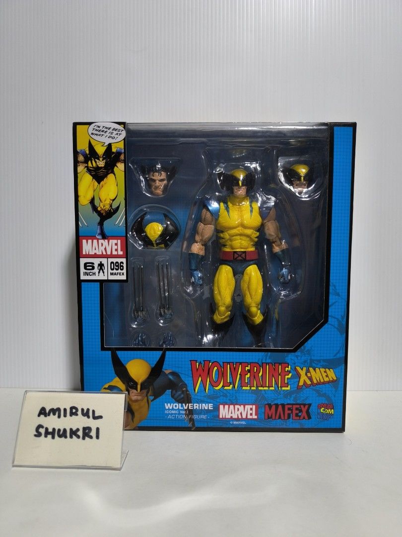 Mafex 096 Wolverine Tiger Stripe First Issue X-Men Marvel, Hobbies ...