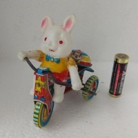 mainan jadul rabbit riding tricycle japan 1950, Toys & Collectibles ...