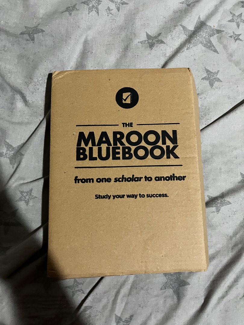 Maroon Bluebook, Hobbies & Toys, Books & Magazines, Textbooks on Carousell