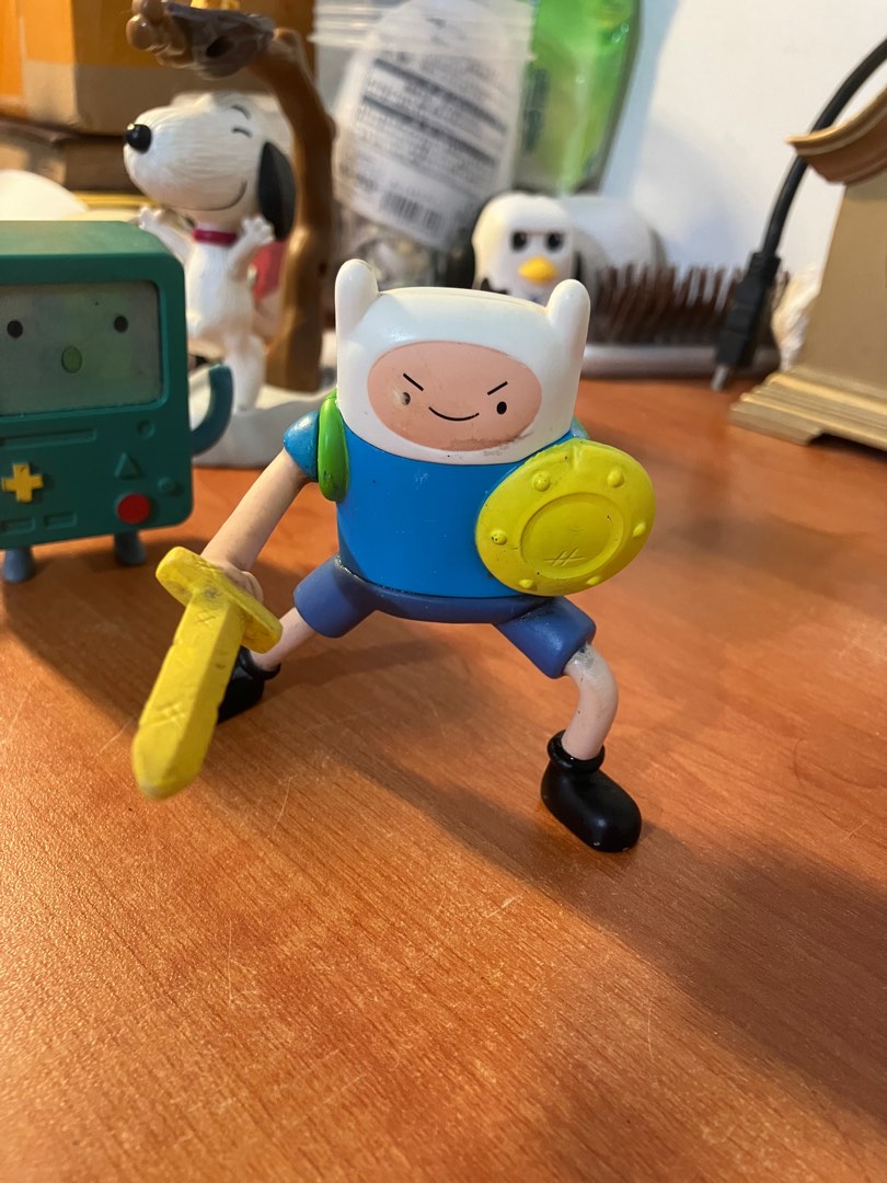 Mcdonalds X Cartoon Network Adventure Time Finn Figurine with Shield ...