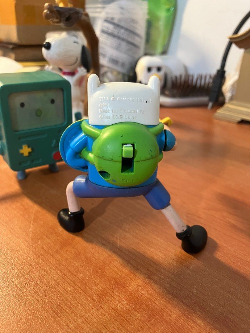 Mcdonalds X Cartoon Network Adventure Time Finn Figurine with Shield ...