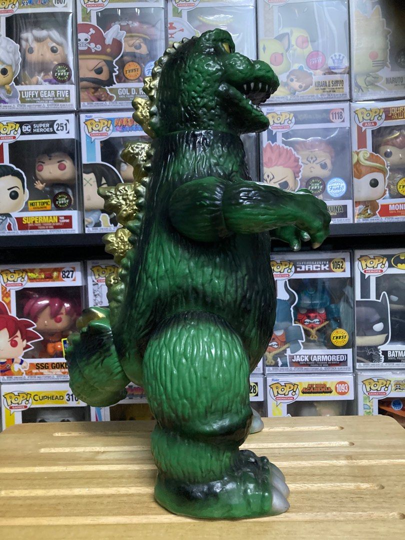MEDICOM TOY Godzilla Vinyl Wars Giant Pretty Green Godzilla, Hobbies ...