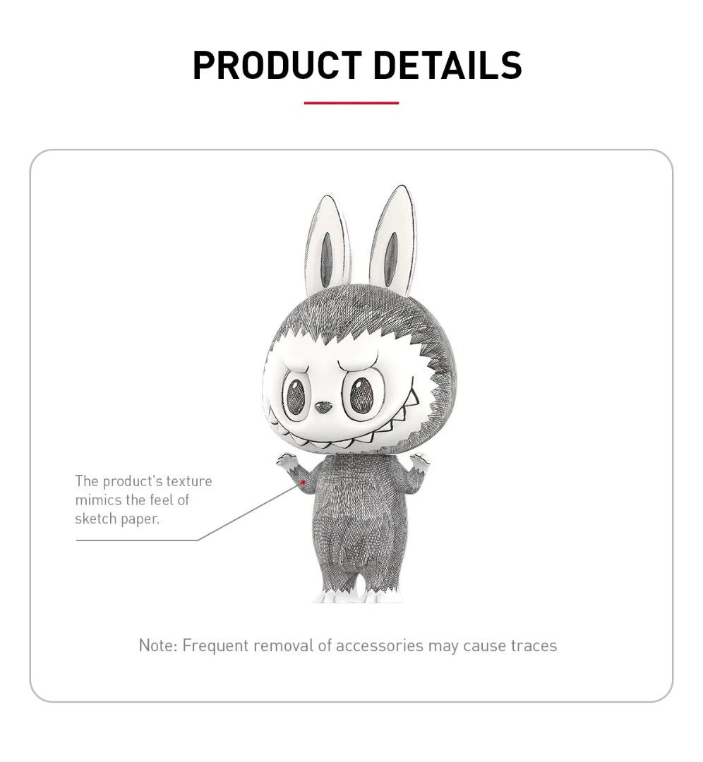 Mega Labubu 400% Sketch, Hobbies & Toys, Toys & Games on Carousell