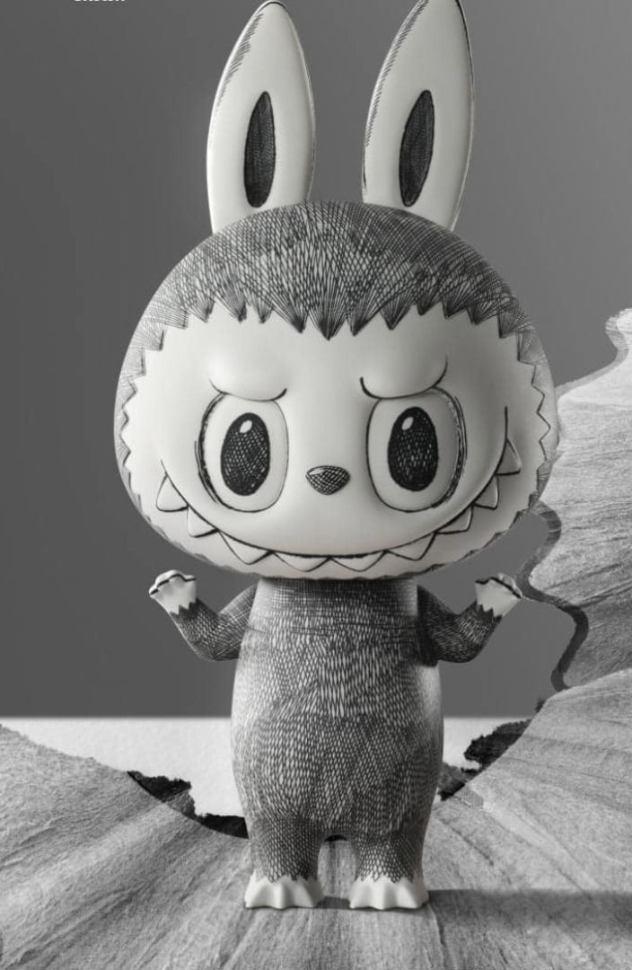 Mega Labubu Sketch 400%, 興趣及遊戲, 玩具 & 遊戲類 - Carousell