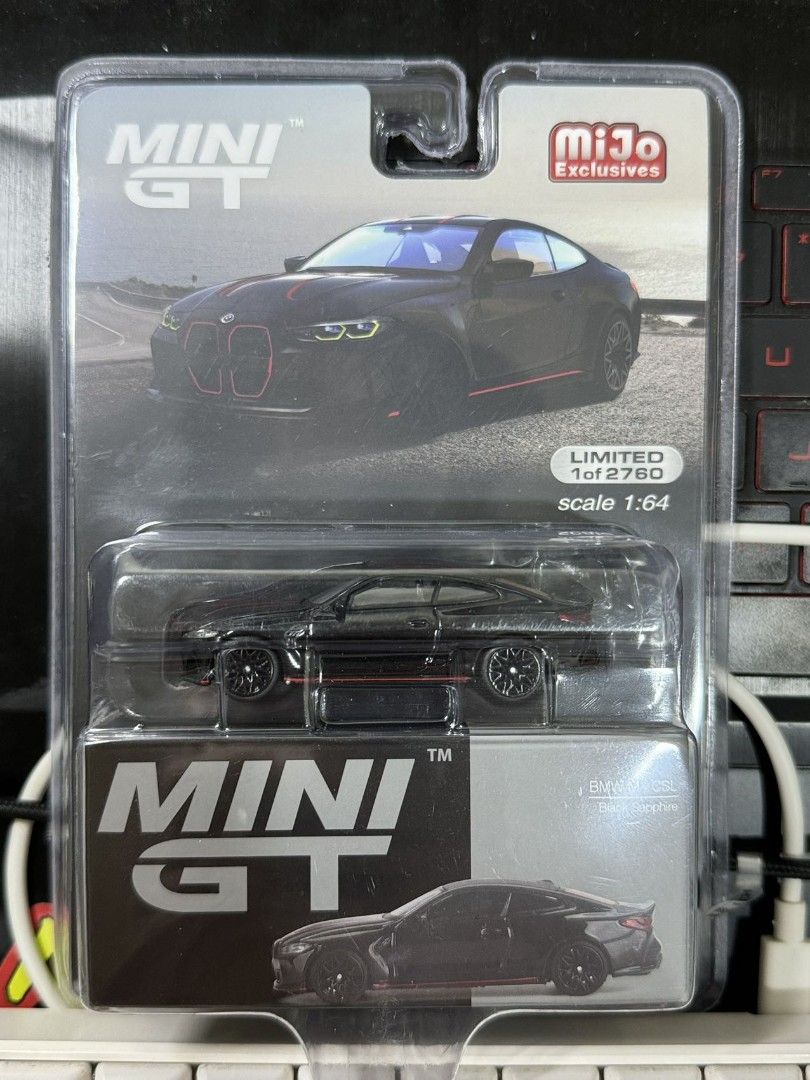 MINI GT BMW M4 CSL (blister pack) Black Sapphire, Hobbies & Toys, Toys ...