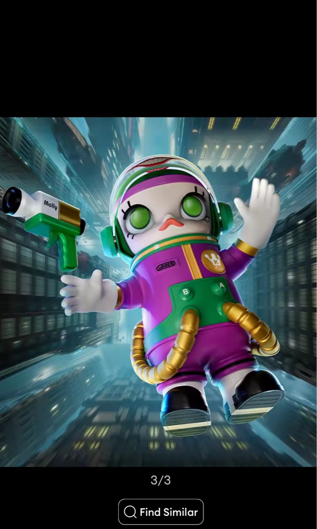 Molly space joker 400%, Hobbies & Toys, Toys & Games on Carousell
