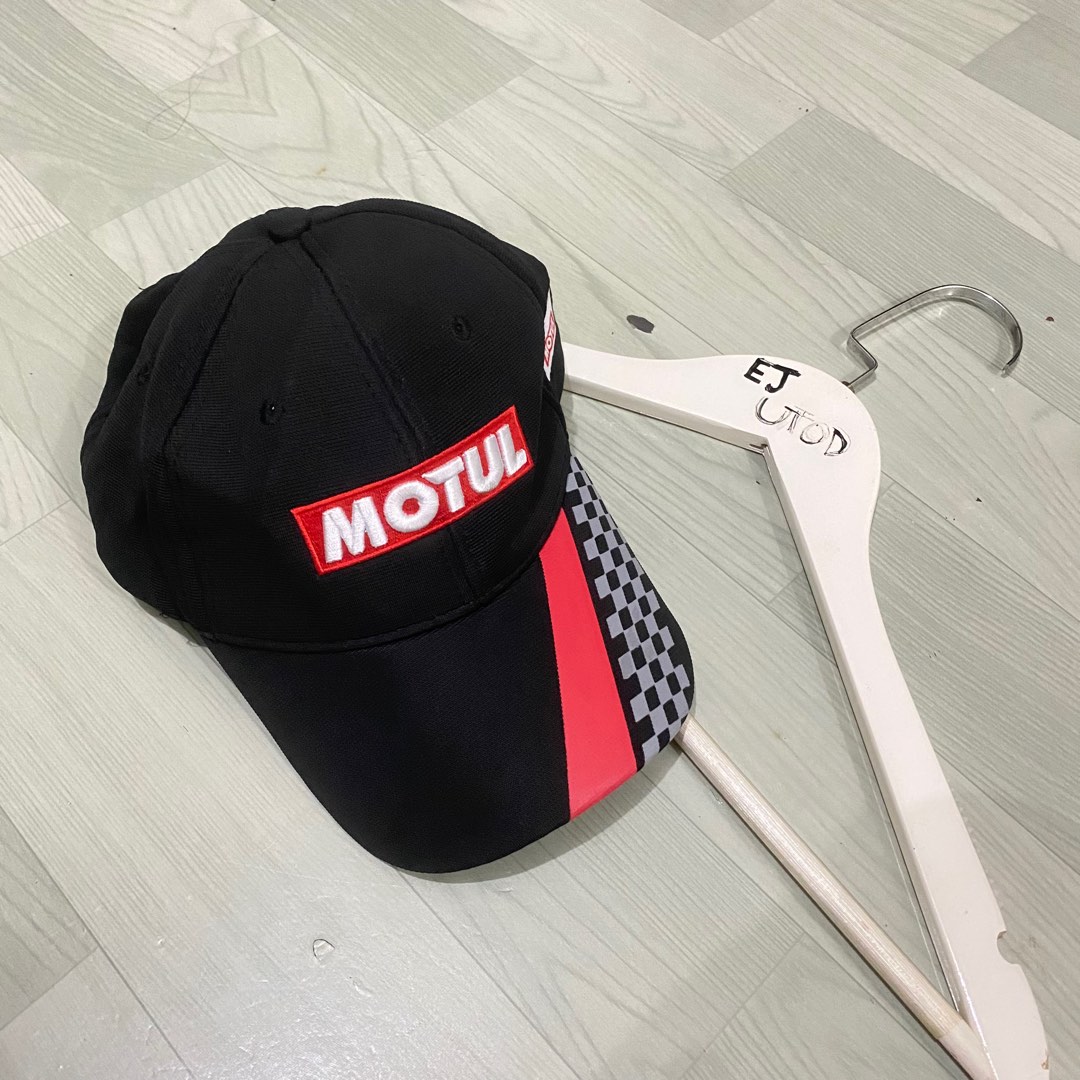 MOTUL MotoGP Official Merchandise Black Cap | OSFM Adult, Men's Fashion ...