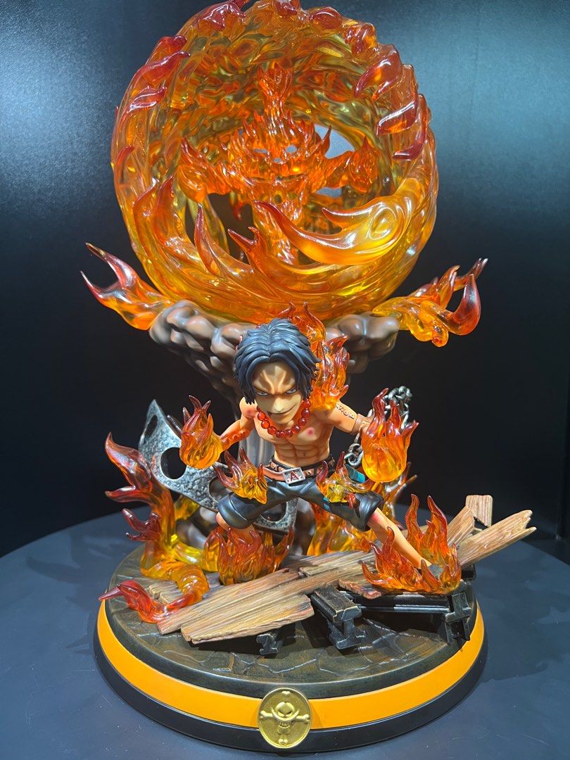 One piece ace resin, Hobbies & Toys, Toys & Games on Carousell