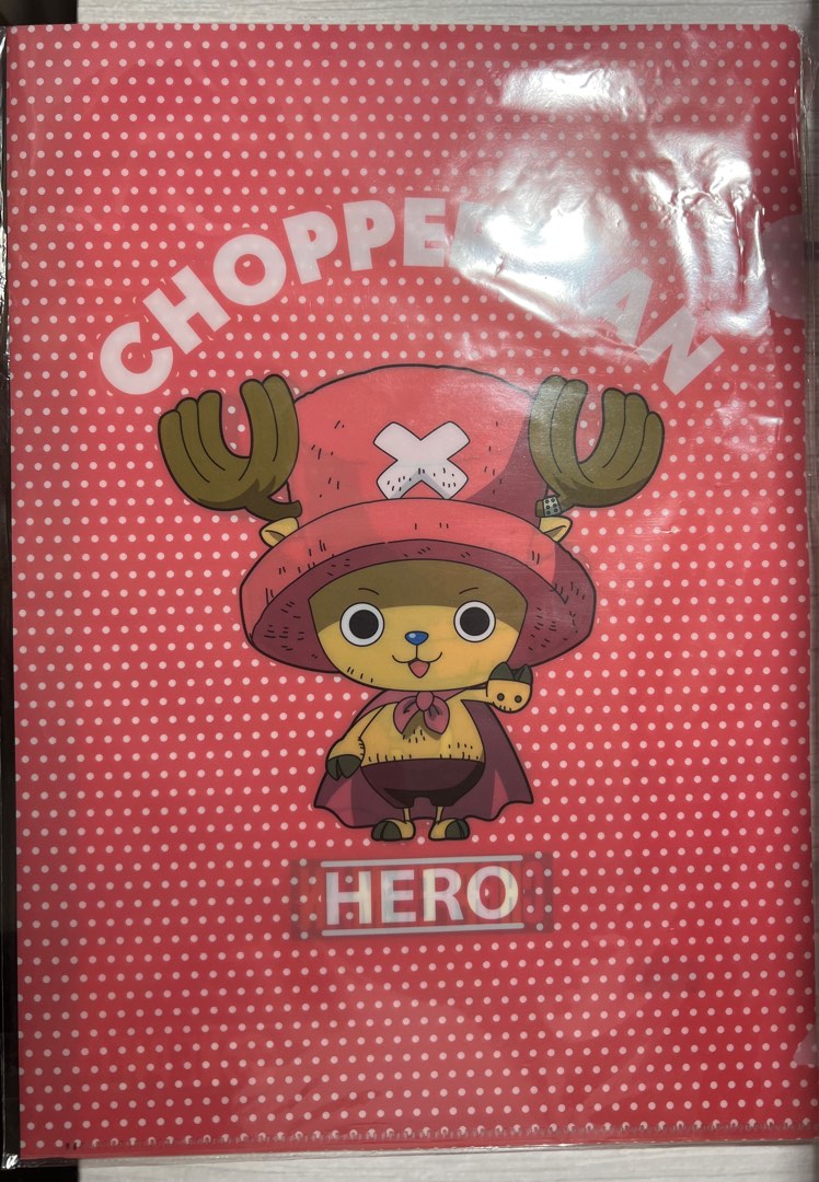 全新One Piece海賊王多款A4 Folder文件夾, 其他, 其他 - Carousell