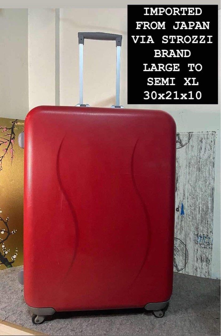 ORIGINAL VIA STROZZI JAPAN BRAND LARGE TO SEMI XL SIZE LUGGAGE, Hobbies & Toys, Travel, Luggage ...
