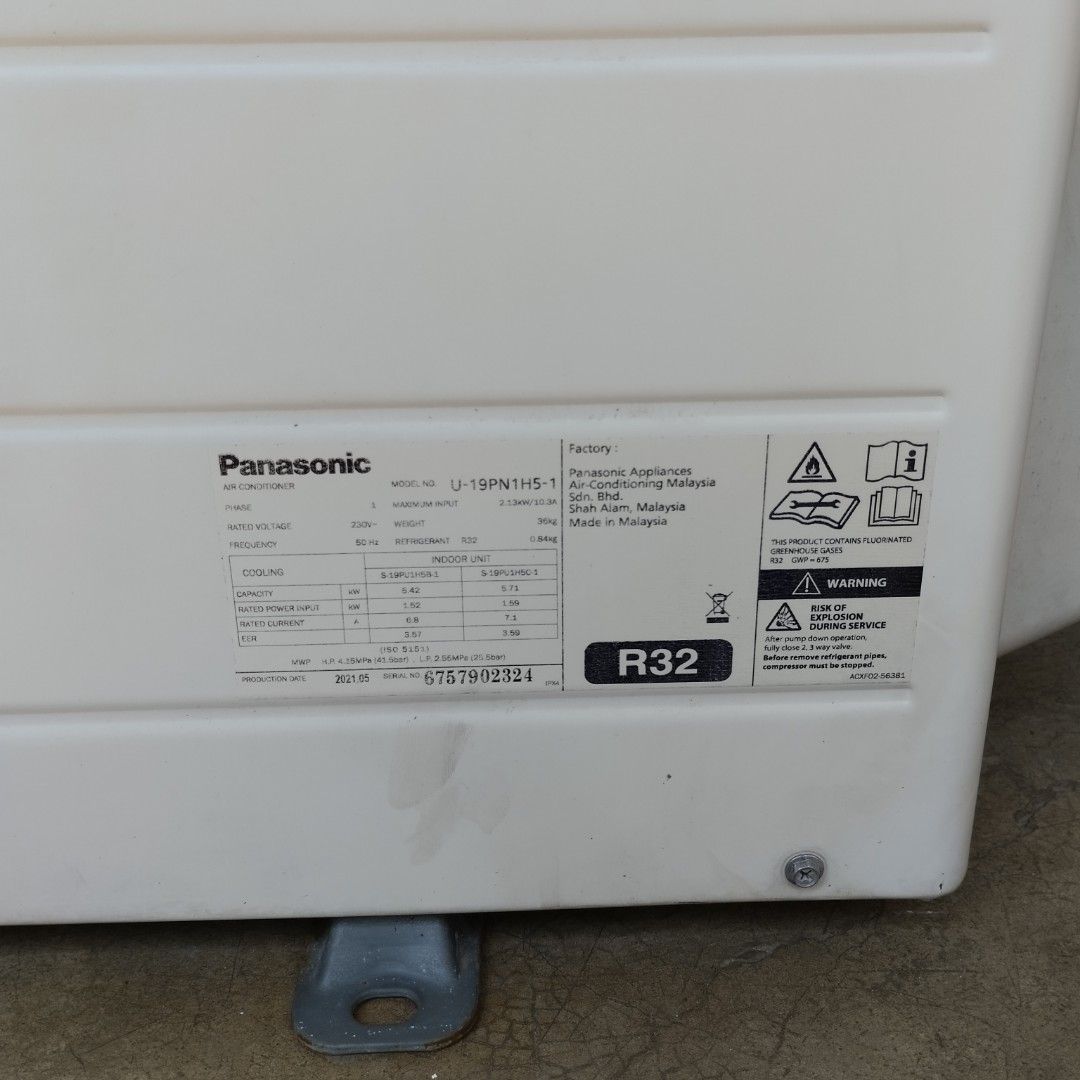 Panasonic 2Hp Used Ceiling Cassette Aircond Likenew R32 2021 - Under ...