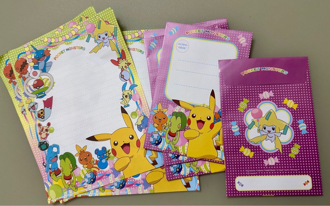 Pokemon stationary japan, Hobbies & Toys, Stationary & Craft ...