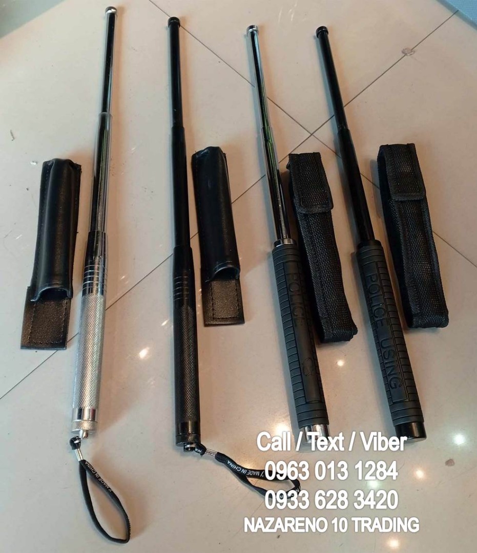 police Traffic Baton Retractable stainless, Looking For on Carousell