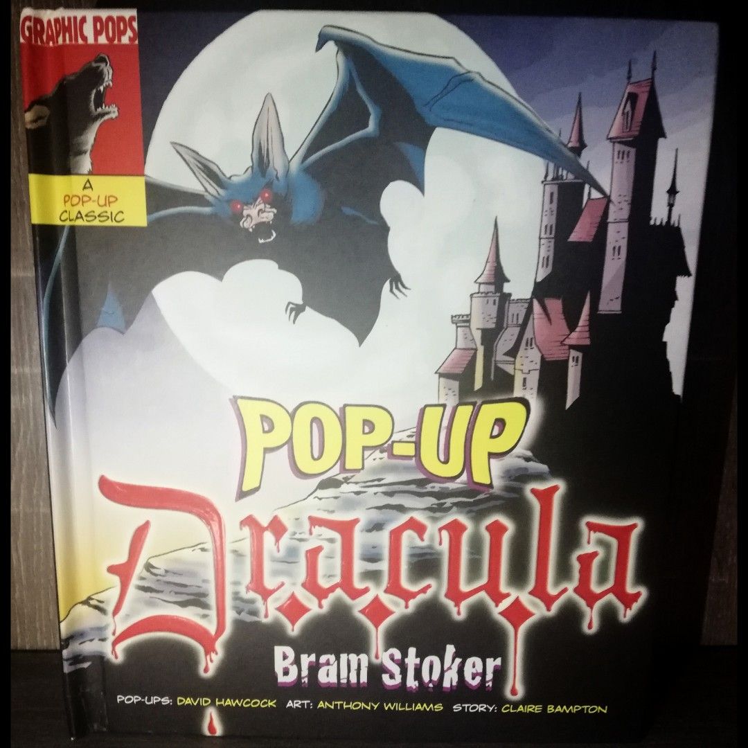POP UP Book Of Dracula by Bram Stoker, art by Anthony Williams, Hobbies ...