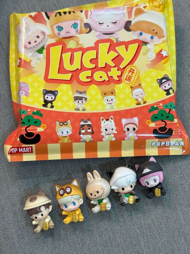 Popmart Lucky Cat, Hobbies & Toys, Collectibles & Memorabilia, Fan ...