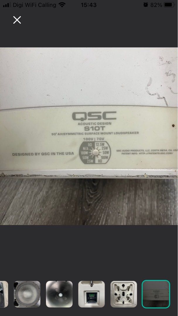 QSC AD-S10T AcousticDesign 2-Way 10" Passive Surface-Mount Loudspeaker ...