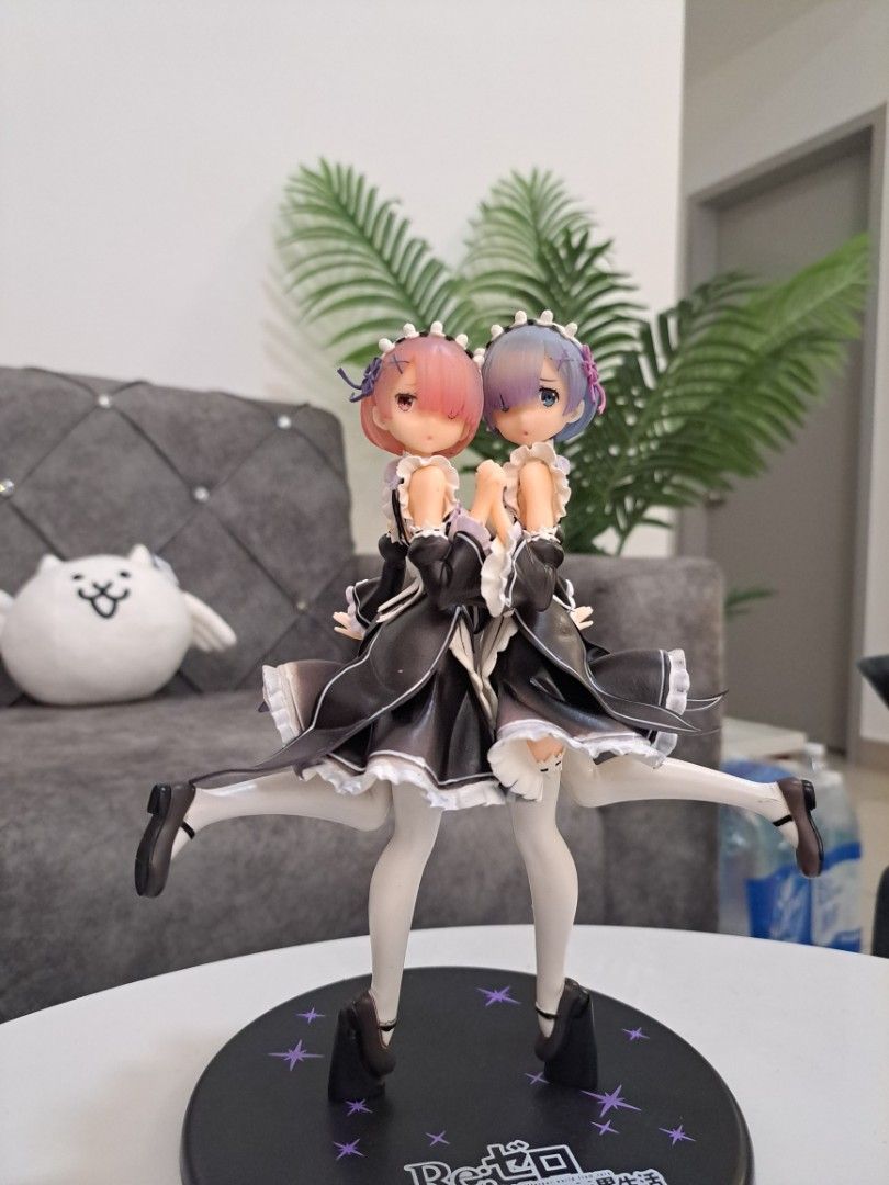 Re: Zero Rem& Ram figure, Hobbies & Toys, Toys & Games on Carousell