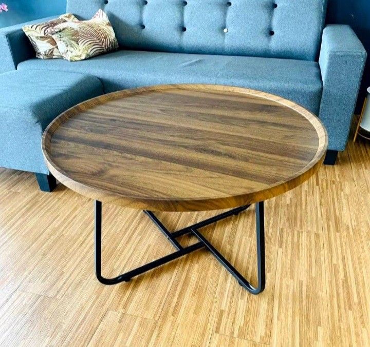 Readystock 70cm Coffee table Living hall table, wood minimalist coffee ...