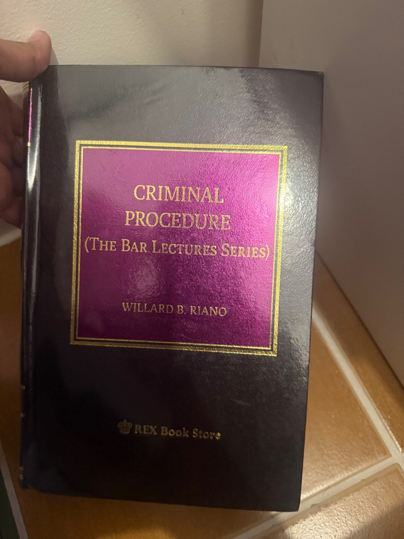 Riano crimpro bar lecture series, Hobbies & Toys, Books & Magazines ...